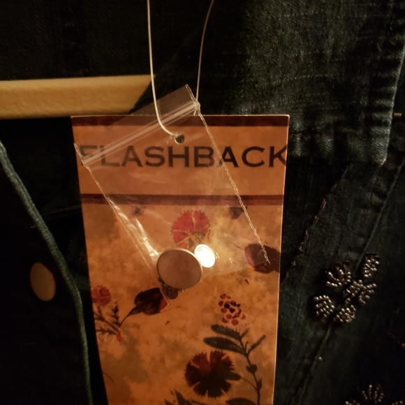 Flashback | Jackets & Coats | Nwtembellished Jean Jacket Nwt | Poshmark